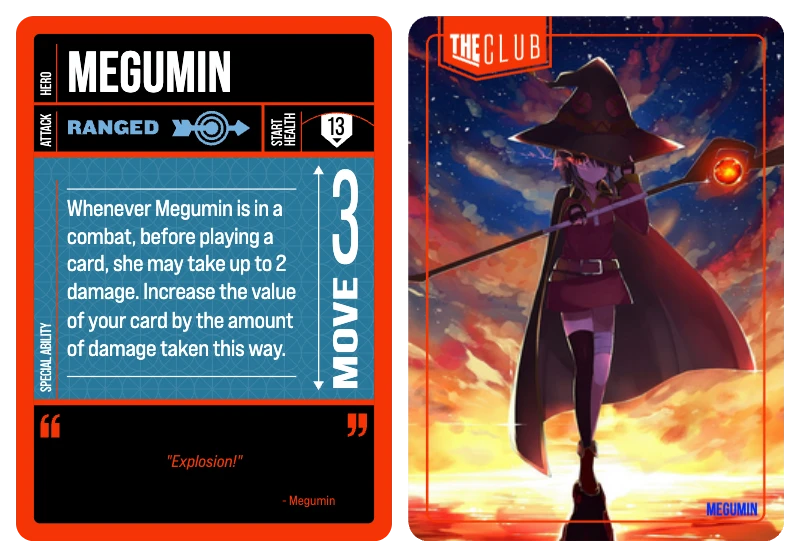 The Unmatched Club | Fan Deck - Megumin