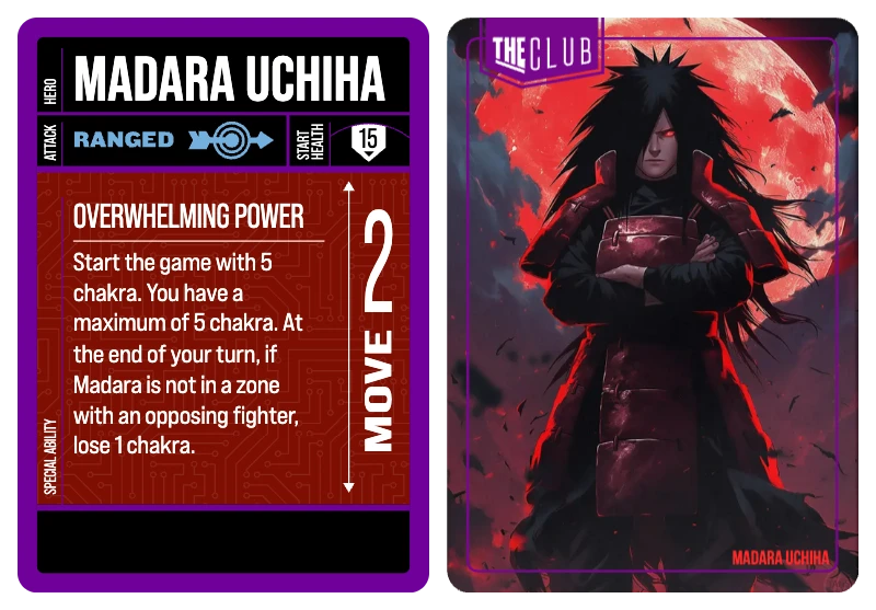 The Unmatched Club | Fan Deck - Madara Uchiha