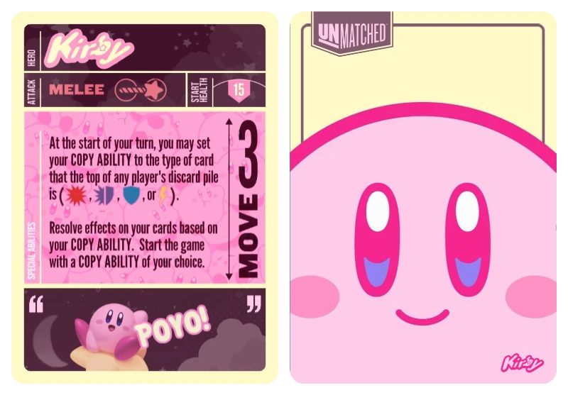 The Unmatched Club | Fan Deck - Kirby