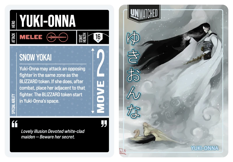 The Unmatched Club | Fan Deck - Yuki-Onna