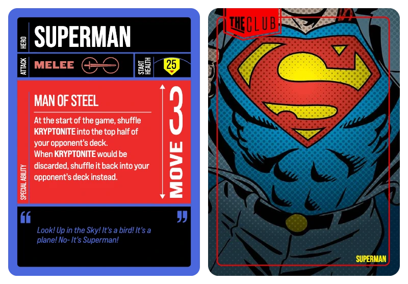 The Unmatched Club | Fan Deck - Superman