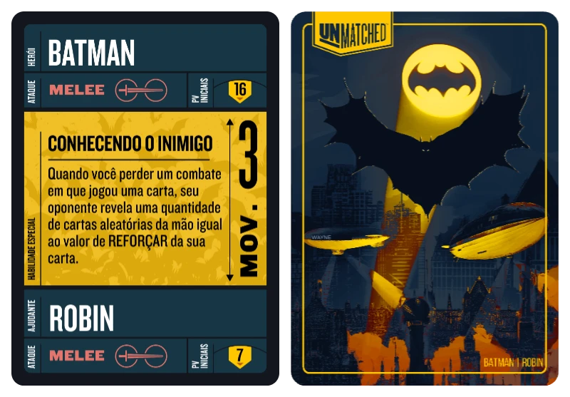 The Unmatched Club | Fan Deck - Batman