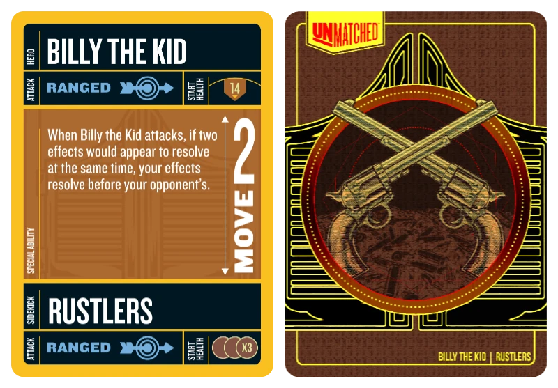 The Unmatched Club | Fan Deck - Billy the Kid
