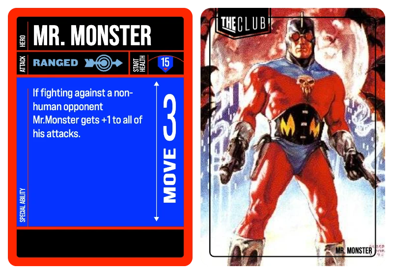 The Unmatched Club | Fan Deck - MR. MONSTER