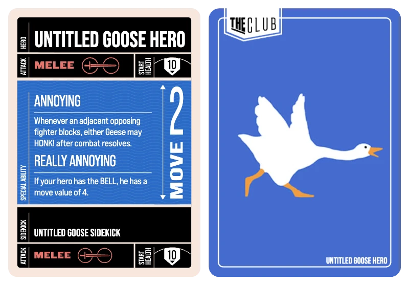 The Unmatched Club | Fan Deck - Untitled Goose Hero