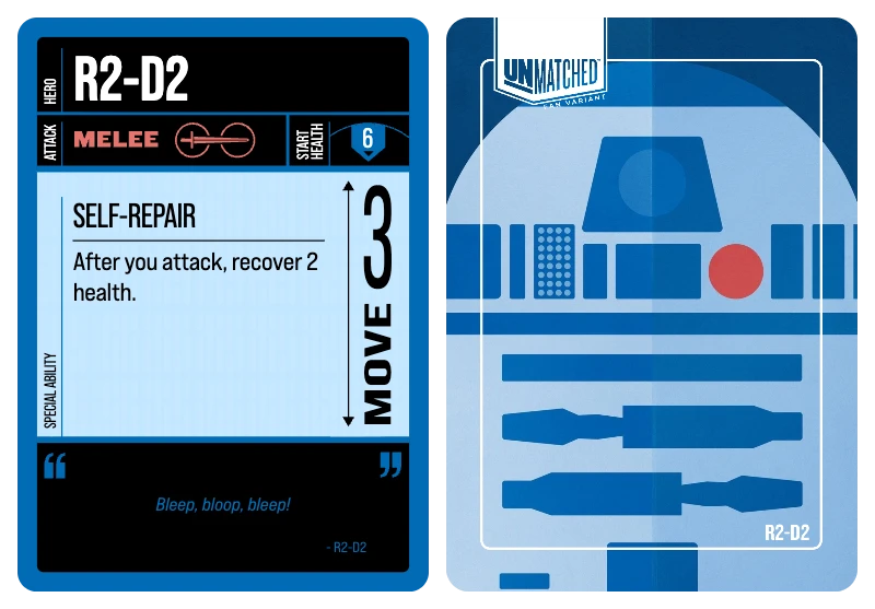 The Unmatched Club | Fan Deck - R2-D2
