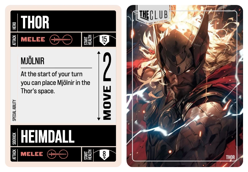 The Unmatched Club | Fan Deck - Thor