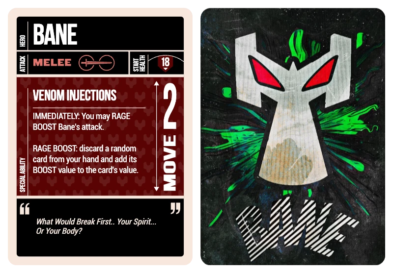 The Unmatched Club | Fan Deck - Bane