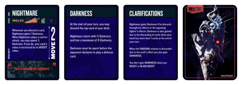The Unmatched Club | Fan Deck - Nightmare