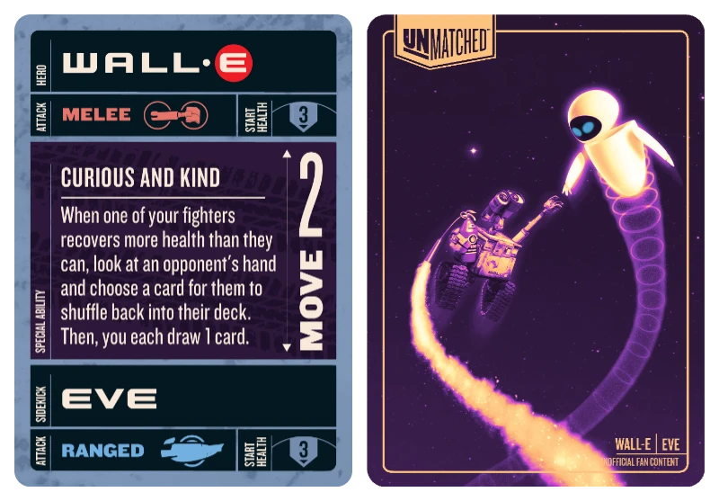 The Unmatched Club | Fan Deck - WALL-E
